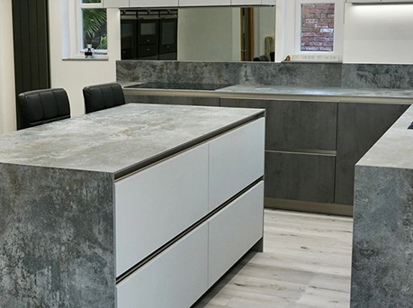 Modern, Monotone Kitchen R O Arnold